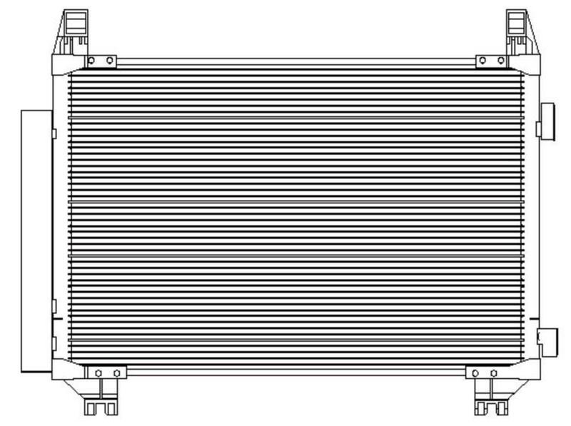 TOYOTA CONDENSOR YARIS / VITZ 05 - 11 AFTERMARKET – Kent Distributors